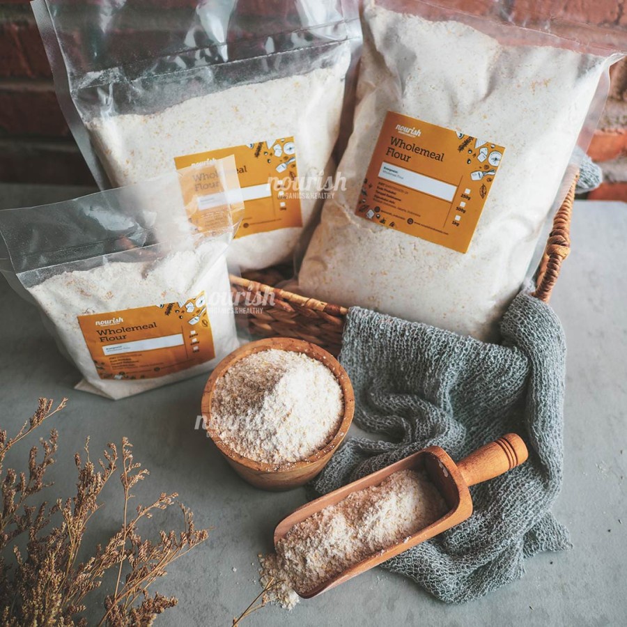 Jual Whole Wheat Flour / Whole Meal Flour / Tepung Gandum Utuh 250 gr ...