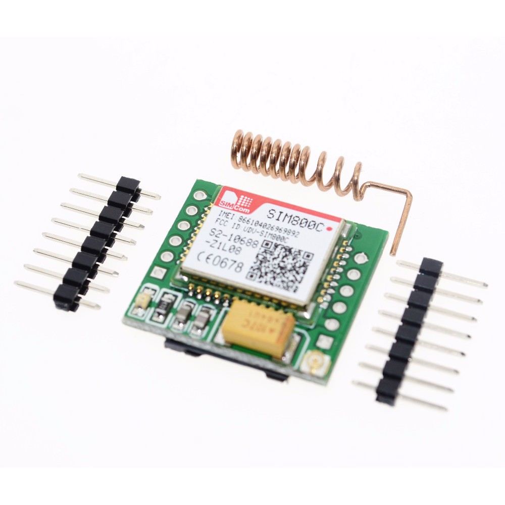 Jual Module SIM800C GSM GPRS Serial Modem for Arduino Dual Antena Quad ...