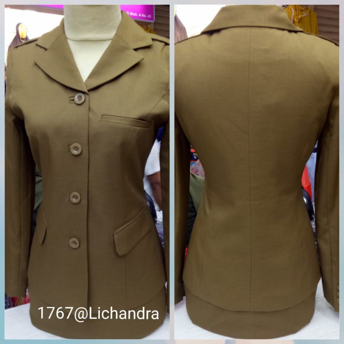 Jual WANITA-PNS-SERAGAM- BLAZER LICHANDRAA 1727 /SERAGAM KERJA / SERAGAM DINAS /SERAGAM GURU ...