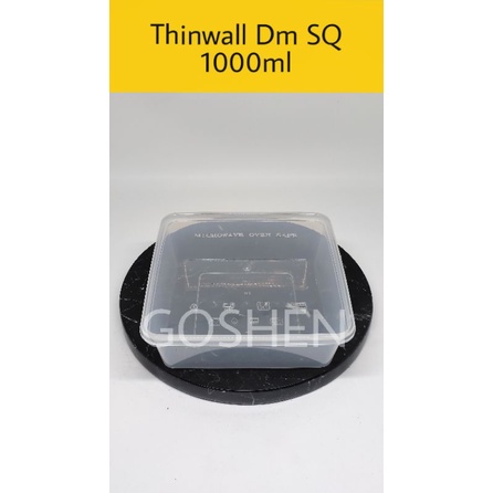 Jual Thinwall/Food Container DM 1000ml SQ (isi 150 pcs) | Shopee Indonesia