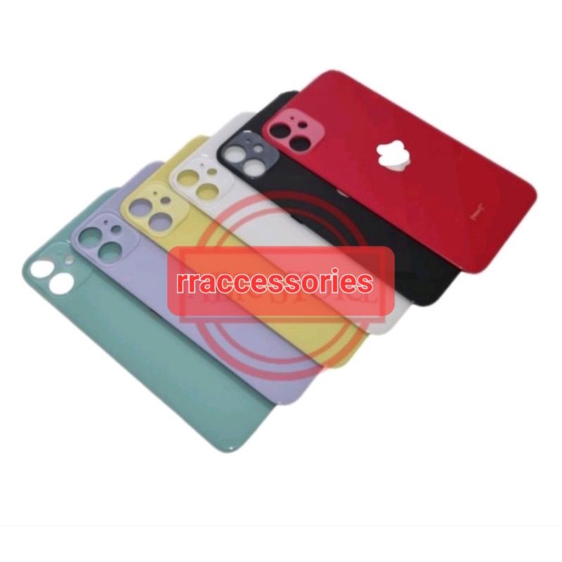 Jual BACKDOOR BACK COVER/ BACK GLAS /BACK CASING/ TUTUP BATRE IP 11 ...
