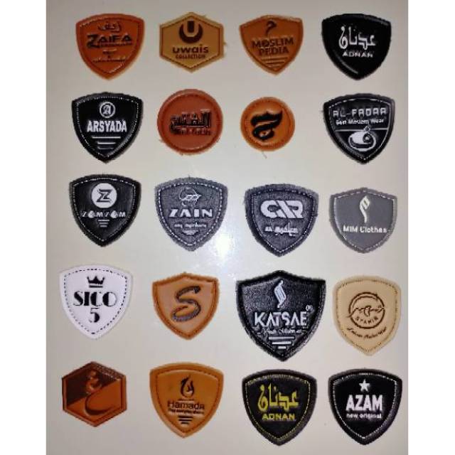 Jual label kulit MURAH 3,2x3,2cm | Shopee Indonesia