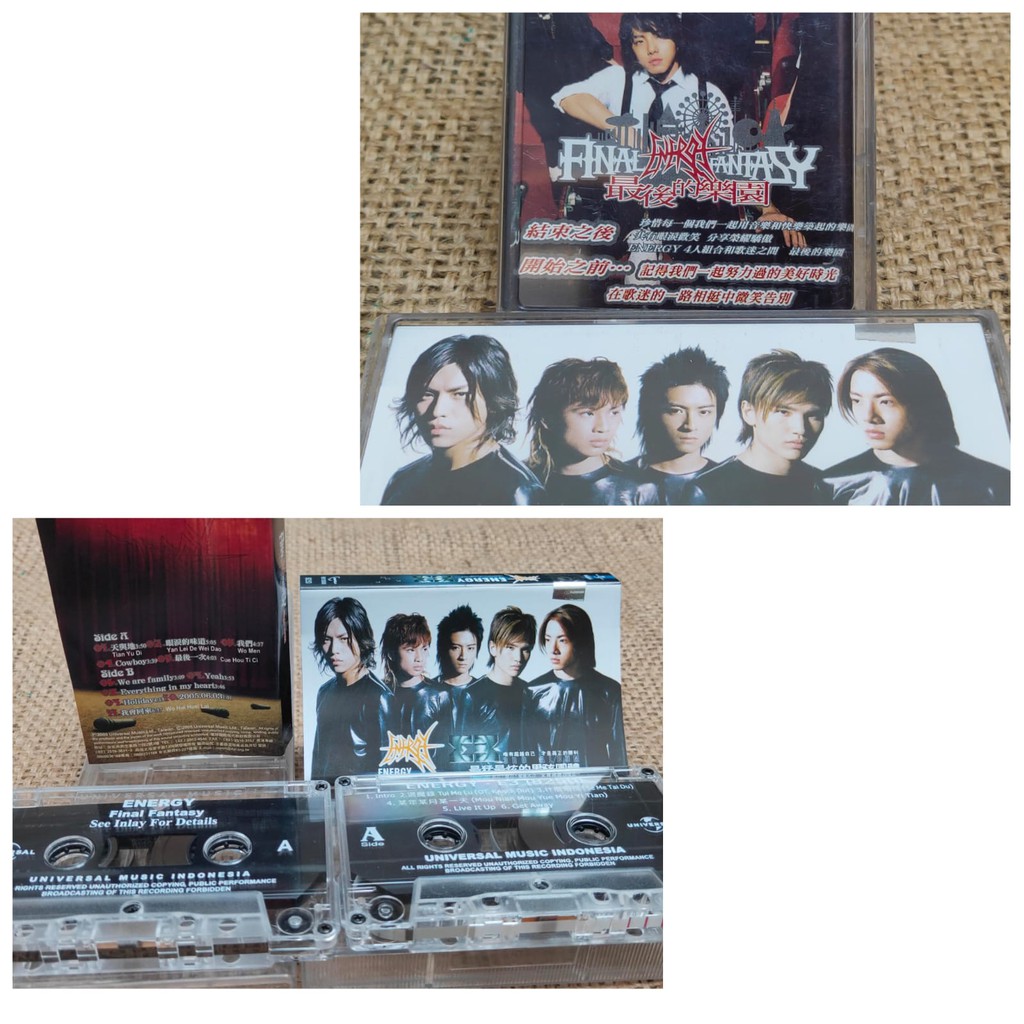 Jual Kaset Pita Koleksi Energy Chinese Singer China Group Boyband Rap ...