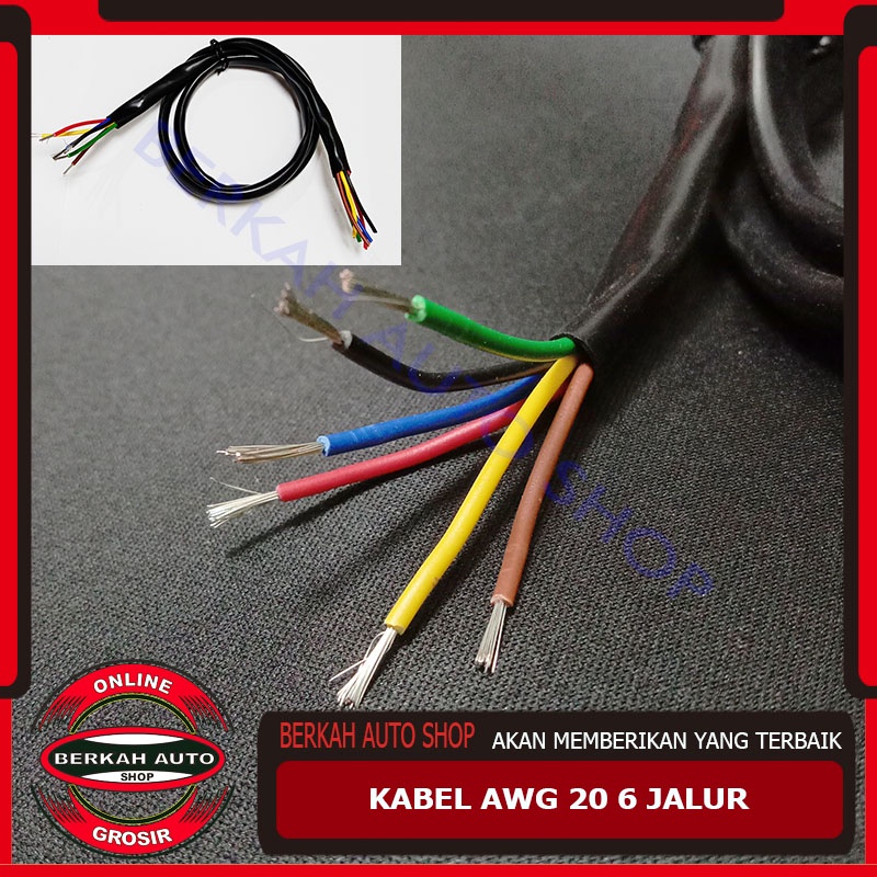 Jual Kabel AWG 20 6Jalur Original Jual Per 1Meter | Shopee Indonesia