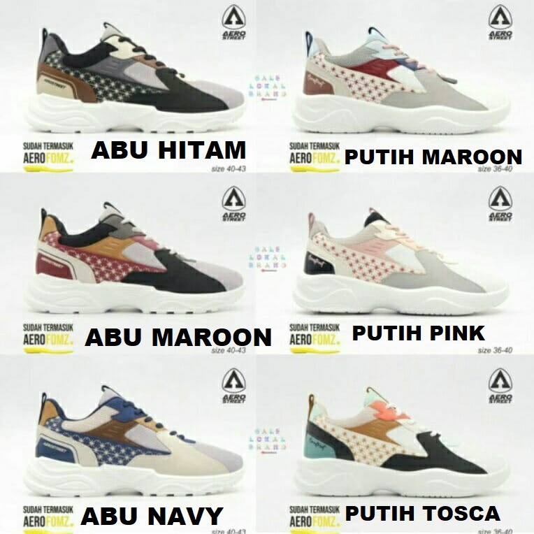 Jual aerosreet batik series limited edition - sepatu Sneakers Casual ...
