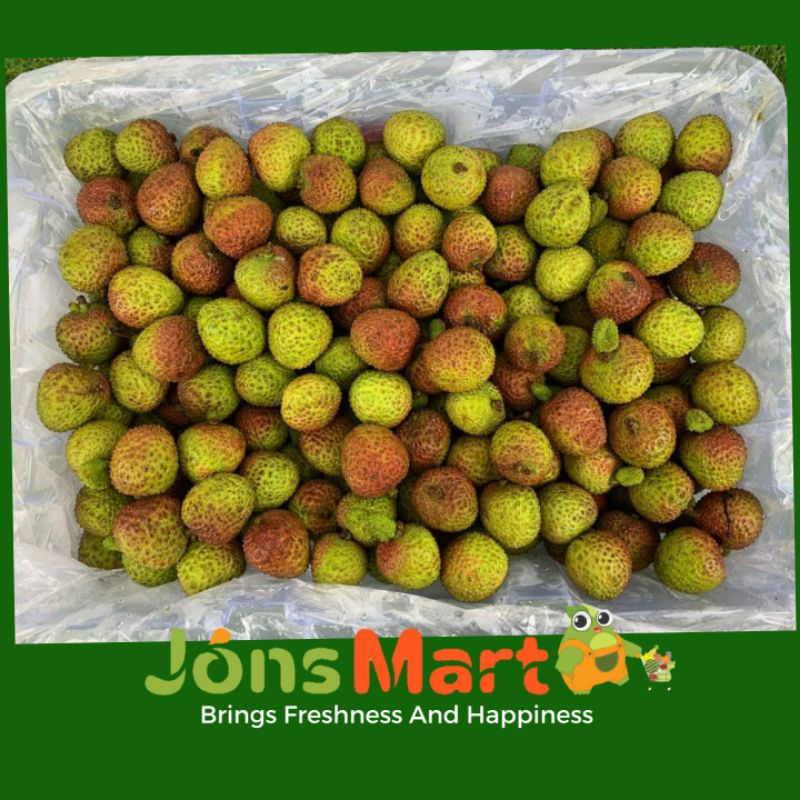 Jual Buah Leci segar Import / Lychee Madu Grosir Murah Perbox 5kg/7kg ...