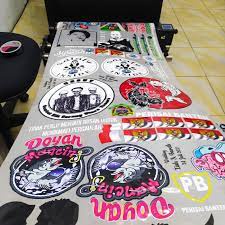Jual Cetak Sticker Sablon Setrika Sablon DTF semua desain bisa / Siap ...