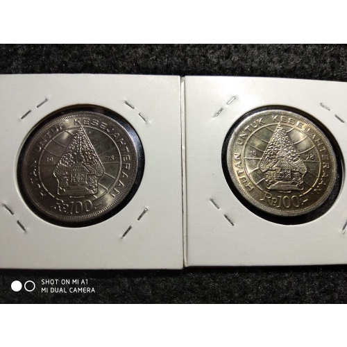 Jual KUNO-UANG- UANG KOIN 100 RUPIAH TAHUN 1978 (TIPIS) -UANG-KUNO. | Shopee Indonesia