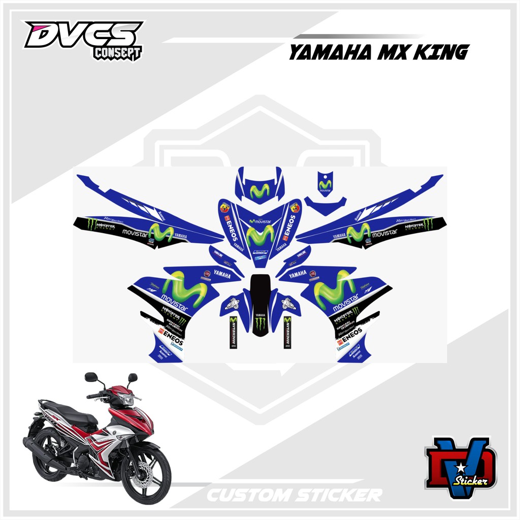 Jual Decal Mx King 150 Full Body Monster Energy | Shopee Indonesia