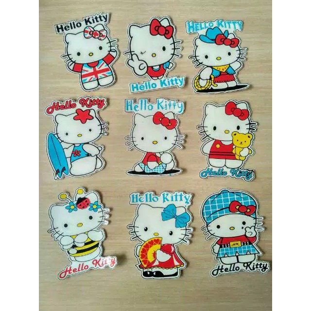 Jual Sticker Hello Kitty Size Medium Bisa buat Motor , Mobil , Pintu ...