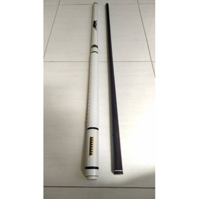 Jual jumpbreak grip putih stik billiard biliard bilyard white grip ...