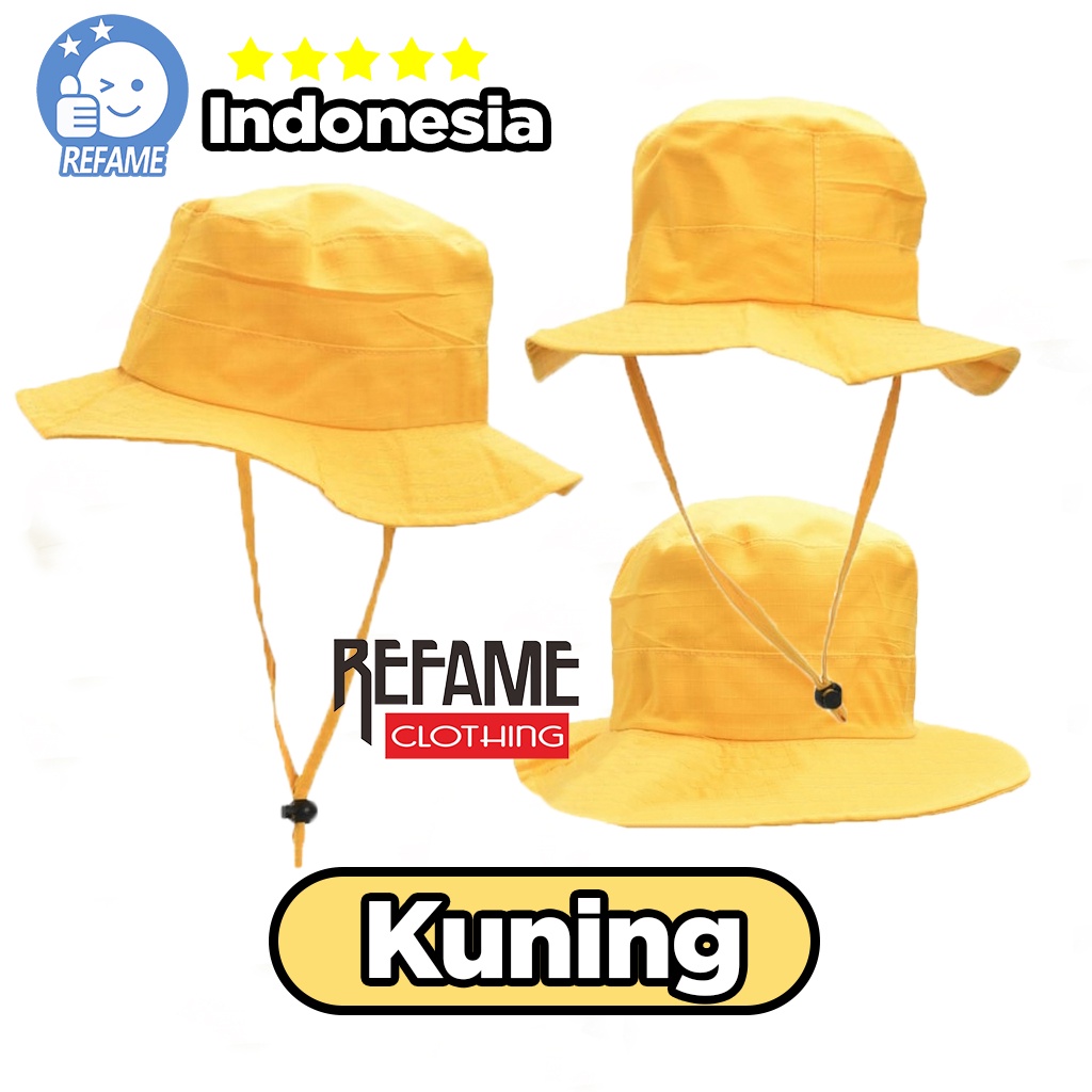 Jual Topi Gunung Rimba Tali Hiking Hutan Camping Hat Tali Hitam Cream ...