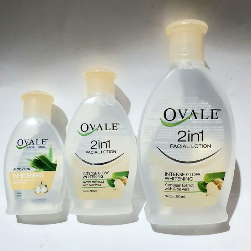 Jual Ovale 2in1 Facial Lotion Intense Glow Whitening | Shopee Indonesia