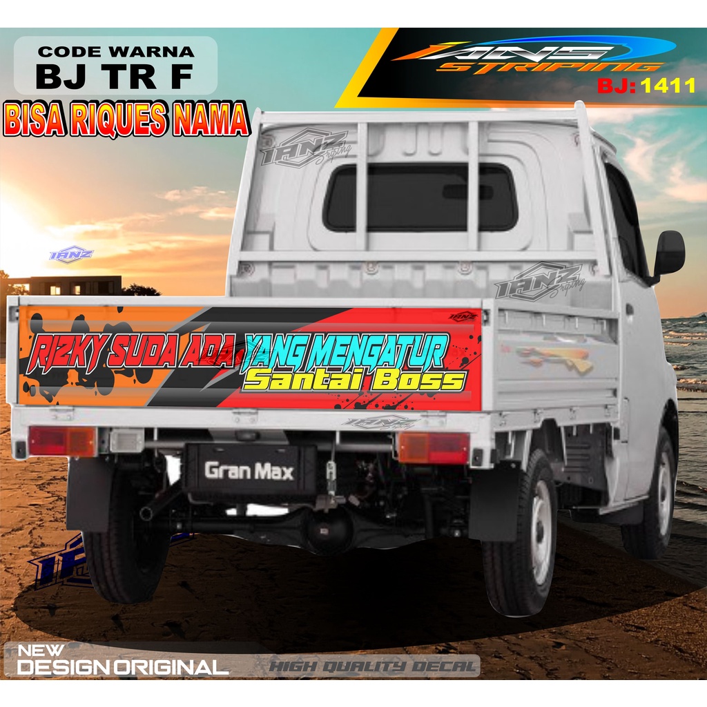Jual STICKER DECAL BAK BELAKANG GRANMAX PICK UP / STICKER BAK BELAKANG ...