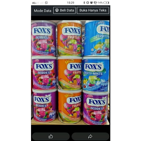Jual permen fox | Shopee Indonesia