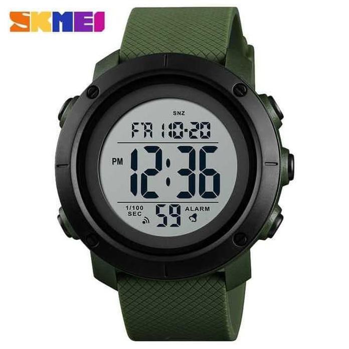 Jual Jam Tangan Pria Digital Sport SKMEI 1434 Original Anti Air Hijau ...