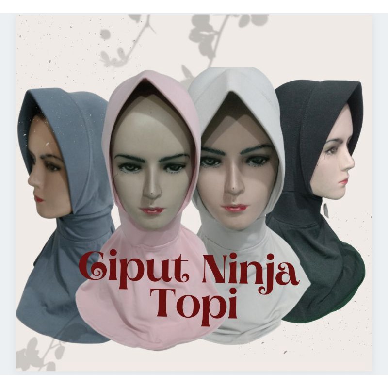 Jual Ciput Iket Inner Ninja Topi Pad Spandex Jersy premium. | Shopee ...