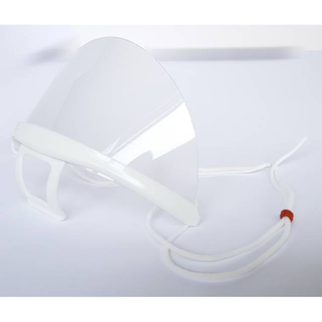 Jual masker plastik transparan/masker higenis/masker anti-saliva "pure ...