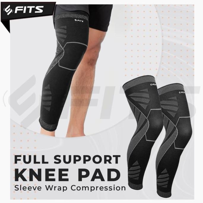 Jual Full Support Knee Pad Sleeve Wrap Compression | Deker Lutut FITS ...