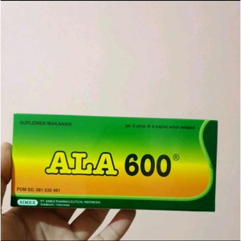 Jual ALA 600/box isi 30 tablet | Shopee Indonesia