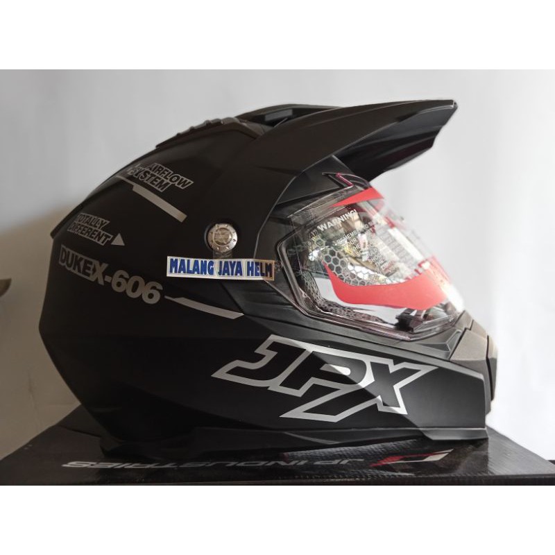 Jual Helm Full Face Supermoto Jpx Duke X-606 Solid | Jpx Dux | | Shopee ...