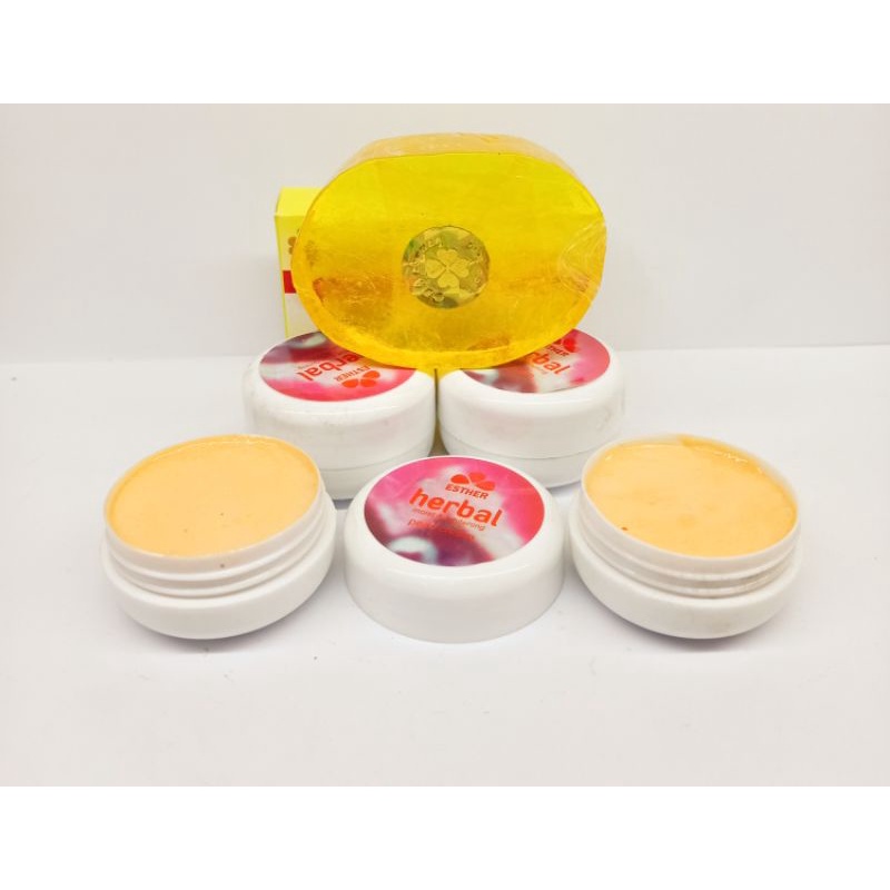 Jual CREAM ESTHER HERBAL PLUS SABUN ESTHER CDA//paket Esther herbal ...