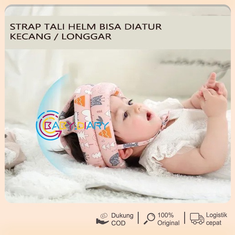 Jual [COD] Topi pelindung keipala bayi/Helm Anti Jatuh Bantal Helm ...