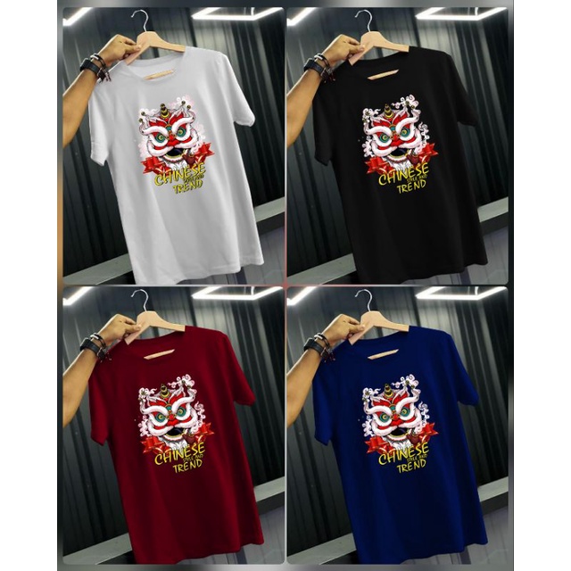 Jual ALPHA - KAOS OBLONG GONG XI FAT CHAI WARNA BARONGSAI ROKOK BAJU ...