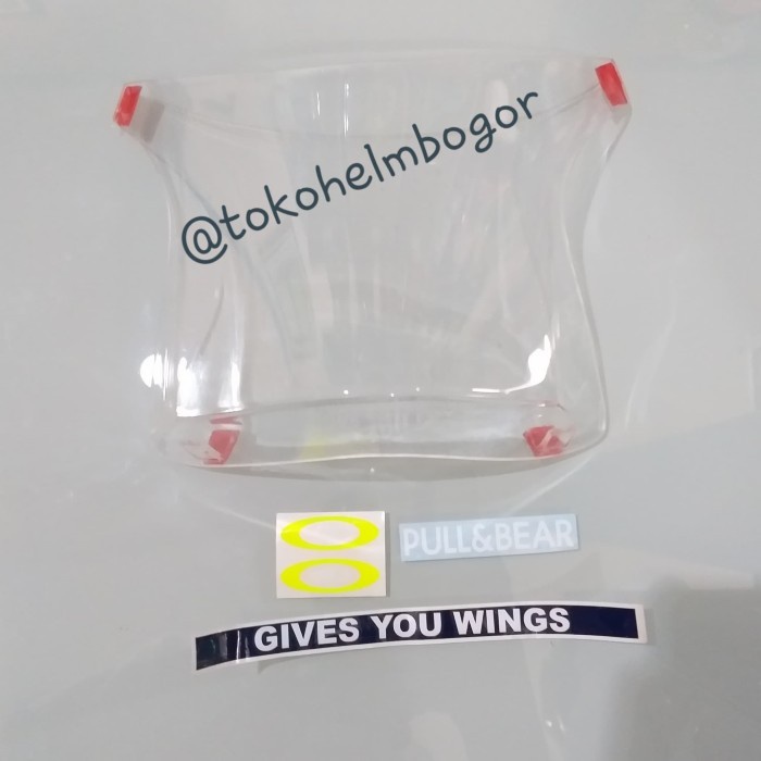 Jual Spoiler KYT K2 Rider 3D clear bahan akrilik | Shopee Indonesia