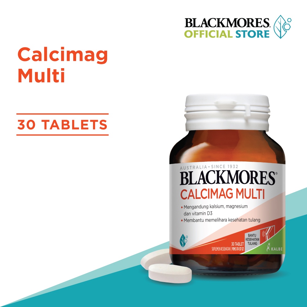 Jual Blackmores Calcimag Multi 2 Tablet Sehari Isi 30 Tablet (Bantu ...