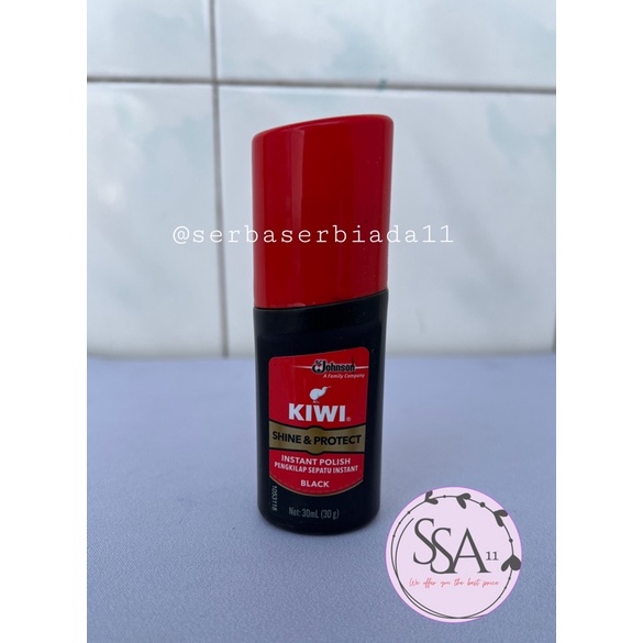 Jual Kiwi Semir Cair Sepatu Shine & Protect Hitam 30ml | Shopee Indonesia