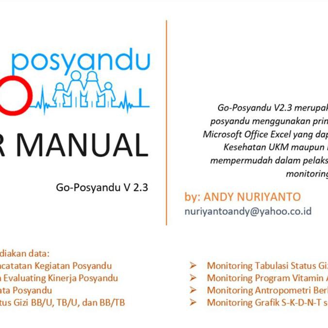 Jual Produk Unggulan] Aplikasi Go Posyandu V2.3 Pencatatan Skdn Mudah ...
