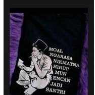 Jual kaos Santri moal ngarasa hirup//kaos santriwati//kaos santri ...
