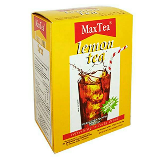 Jual MaxTea Lemon 5 X 25 Gr - Max Tea | Shopee Indonesia