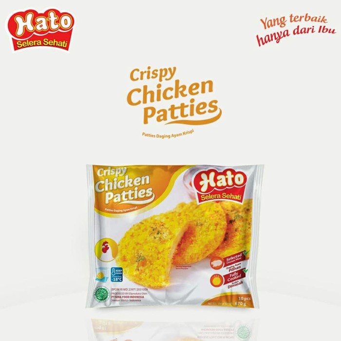 Jual HATO CRISPY CHICKEN PATTIES 670GR | Shopee Indonesia