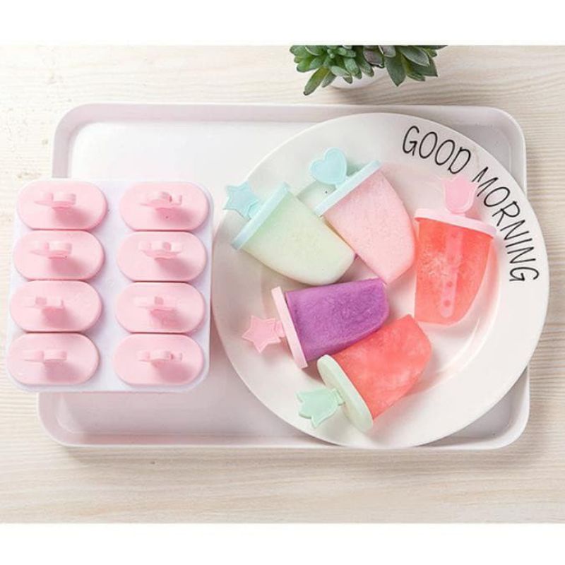 Jual Jc Acc Cetak Es Krim 8 Slot Loli 8 sekat Kotak Cetakan Ice Cream ...