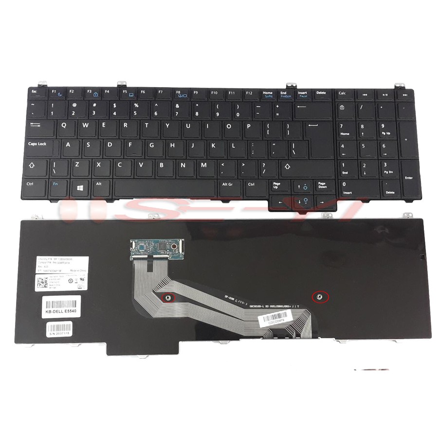 Jual Keyboard Dell Latitude E5540 15-5000 H93Y8 NSK-LEBUC 04RNXY 0ND8V6 ...