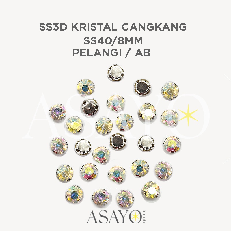 Jual Diamond Cangkang / Kristal Cangkang SS / Permata Cangkang Crystal ...