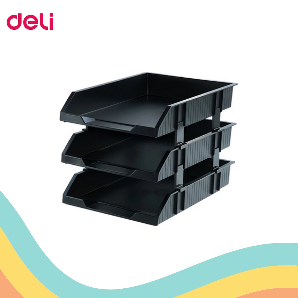 Jual RAK SUSUN / FILE TRAY DELI E-9206 (1 PCS) | Shopee Indonesia