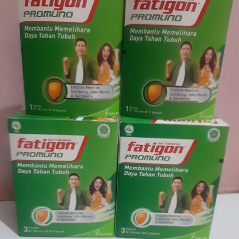 Jual Fatigon Promuno Blister isi 10 kapsul | Shopee Indonesia