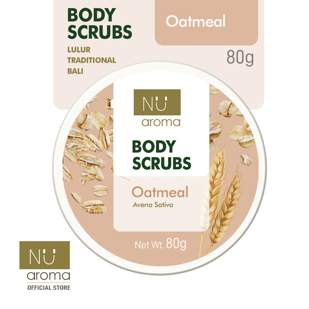 Jual Nu Aroma Body Scrub / Lulur Oatmeal | Shopee Indonesia