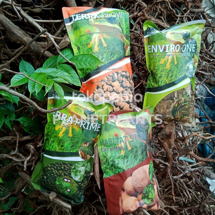 Jual PAKET TERRA TERRARIUM ONE RISET SUBSTRATE MEDIA TANAM PALUDARIUM | Shopee Indonesia