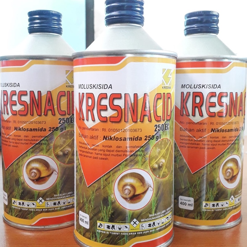 Jual Kresnacid 250 EC - 400 ml ( Moluskisida ) Obat / Racun Keong ...