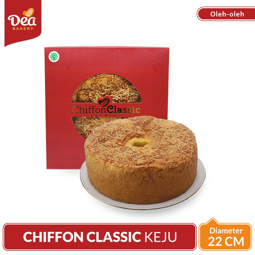 Jual Chiffon Cake - Chiffon Classic Keju Dea Bakery | Shopee Indonesia