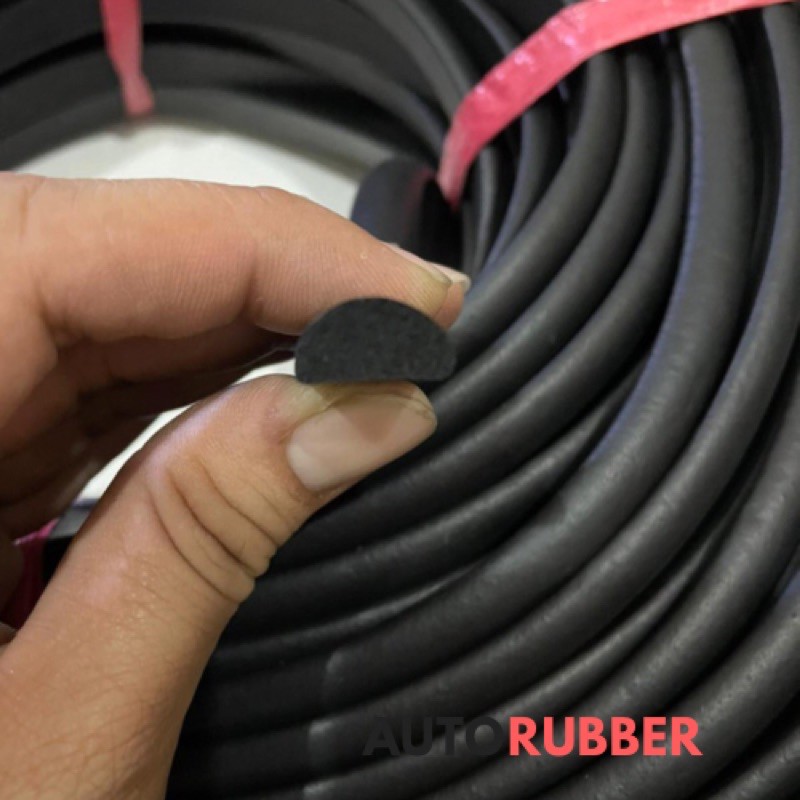 Jual Karet Pintu Spon Rubber Sponge Peredam Setengah Lingkaran Panel ...