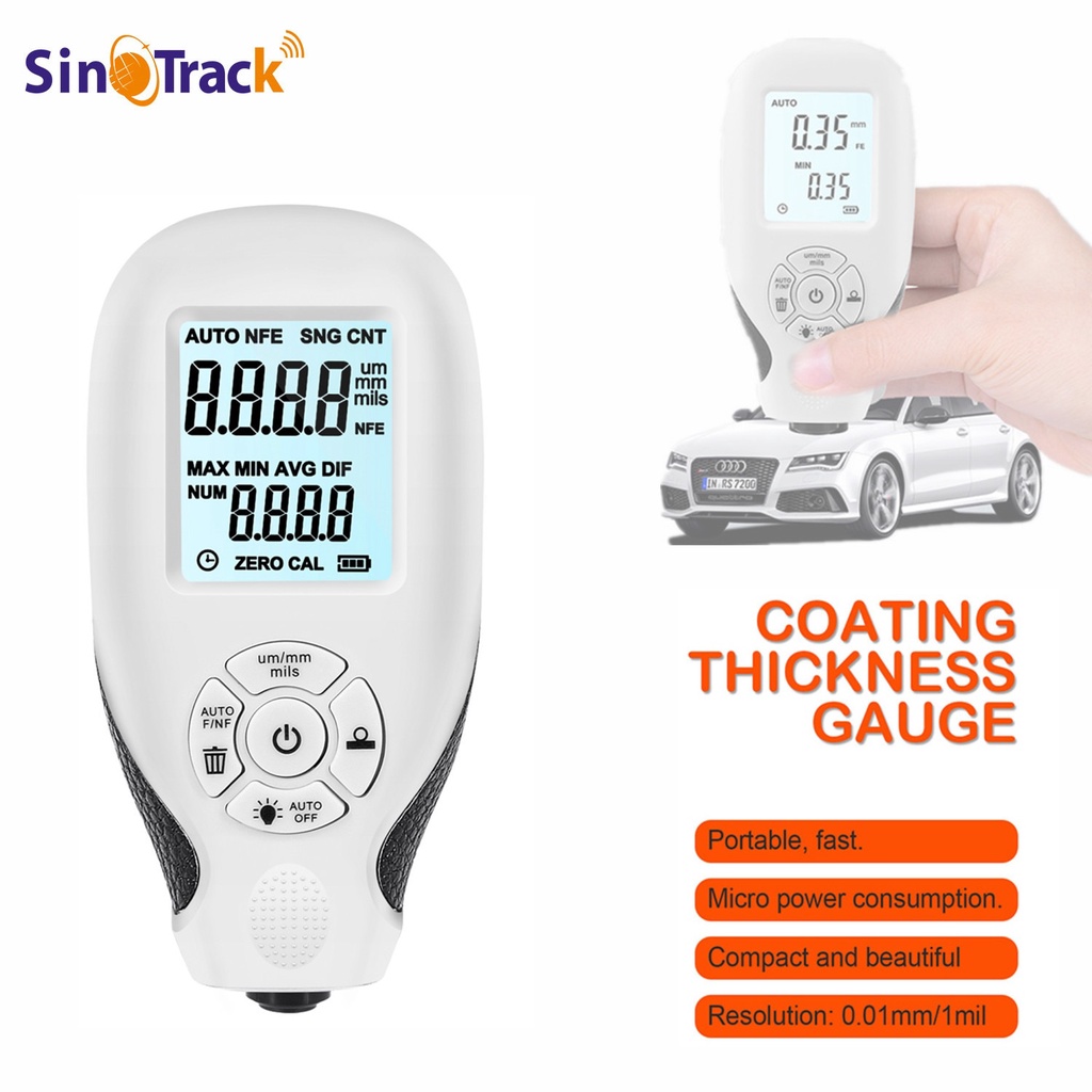 Jual PREORDER Digital Coating Thickness Gauge 0-2000UM Car Paint Film ...