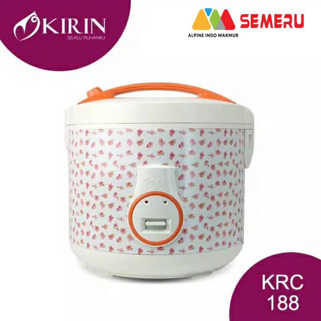 Jual KIRIN Rice Cooker 3 Liter KRC-188 WH | Shopee Indonesia