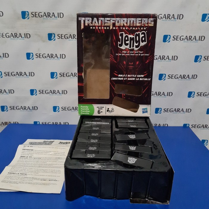 Jual Board Game - Jenga Transformers Revenge of the Fallen Original ...