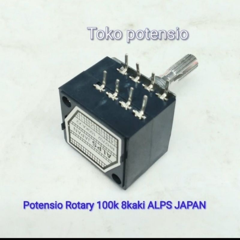 Jual POTENSIO ROTARI 8KAKI 100K ALPS JAPAN | Shopee Indonesia