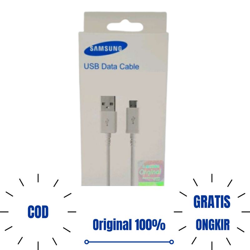 Jual Kabel Data Samsung Original Micro USB Bawaan HP 100% Asli M10 A10 ...